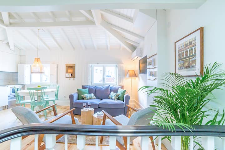 Flores Rooftop - Charm Apt With Balconies And Ac - Porto