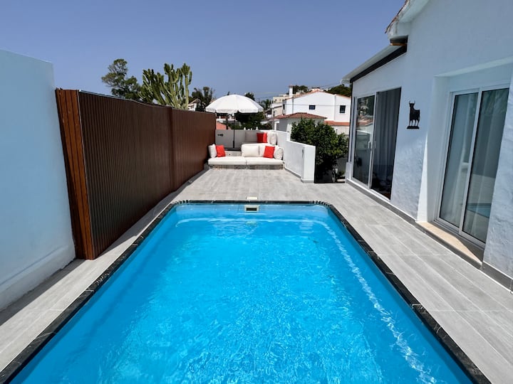 Maison Privée Avec Piscine - 5 Min De La Plage - 馬貝拉