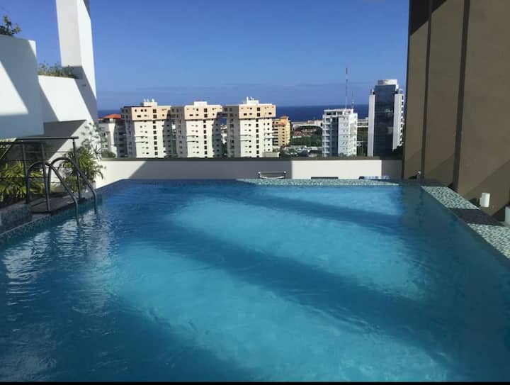 Ocean View. Bright Luxury 10th Floor Heart Of City - Dominican Republic