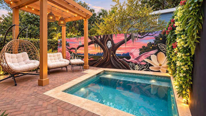 Bungalow Bohème | Oasis Privée Avec Bassin De Plongée - Charleston, SC