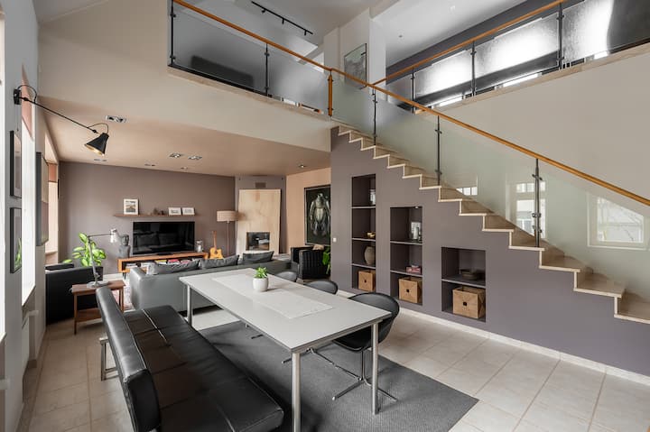 Spacious 2-story Apt. W/ Terrace - 280 M2 - Riga
