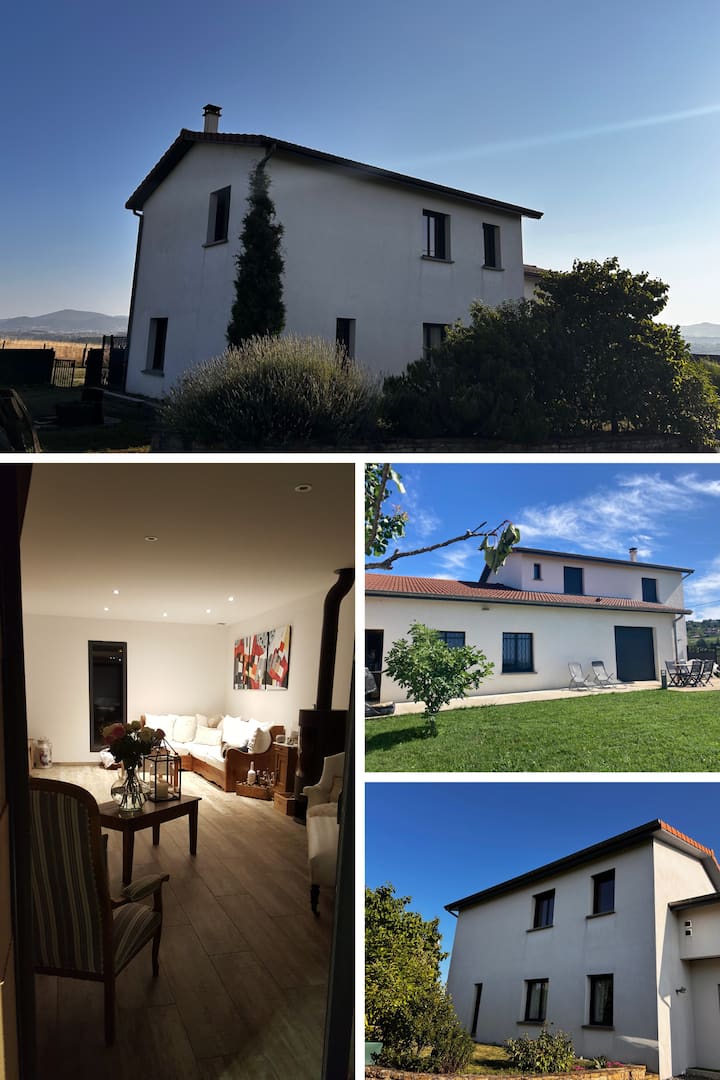 Villa Entière, Beaujolais Pierres Dorées, Panorama - Tarare