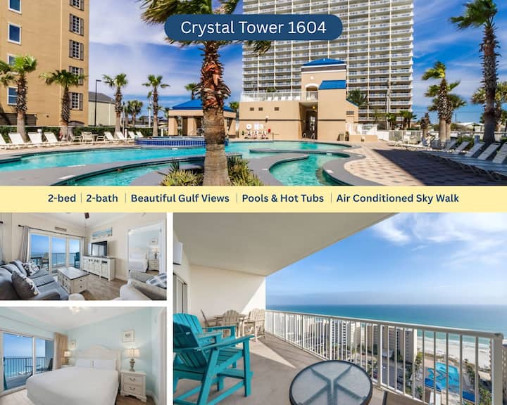 16th Floor Gulf Views | Beach Access | Pools, Hot Tub, & Lazy River | Sleeps 6 - Gulf Shores, AL
