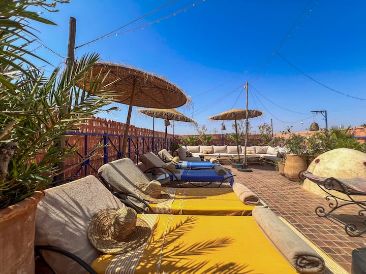 Amazing Penthouse***** Room (4pers) Guéliz Rooftop - Marrakesh
