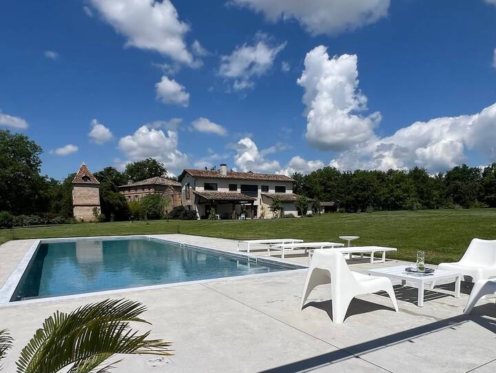 Superbe Maison Architecte Piscine&spa Trampoline - Rabastens