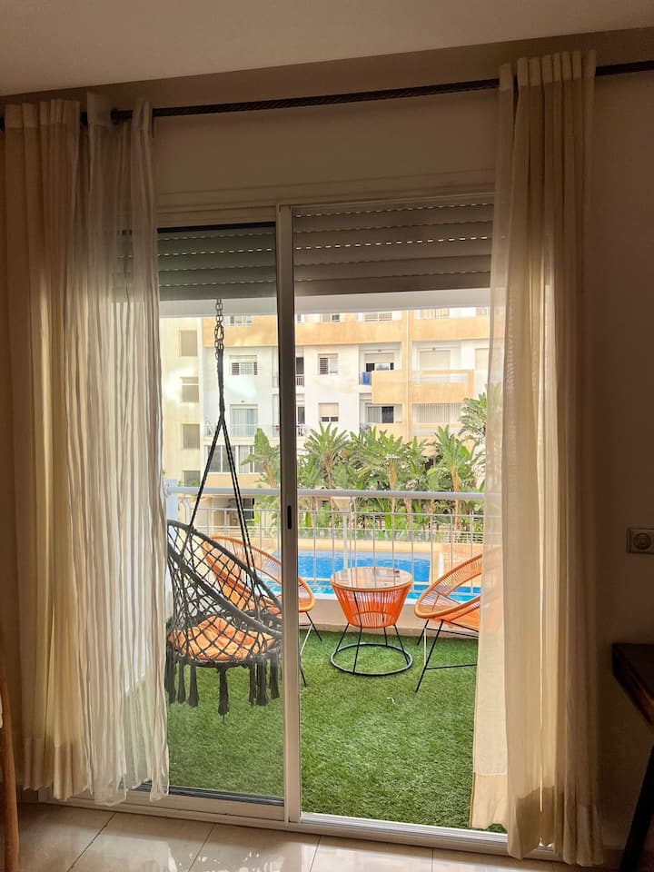 Appart Lumineux Avec Piscine – Islane , - Agadir