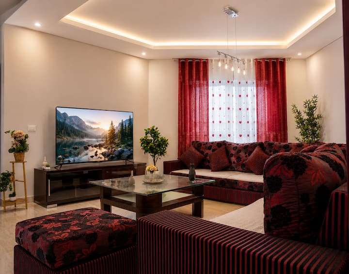 Luxury White Villa With Private Pool & Sea Views - Nabeul