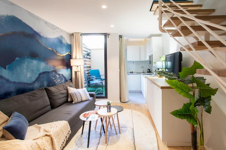 Duplex - Centre-ville Jean Médecin - Clim - Balcon - Nice