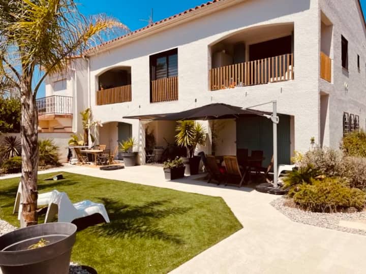 Paddlebeachhouse - F2 Calme Pr 4 Pers Proche Plage - Saint-Cyprien