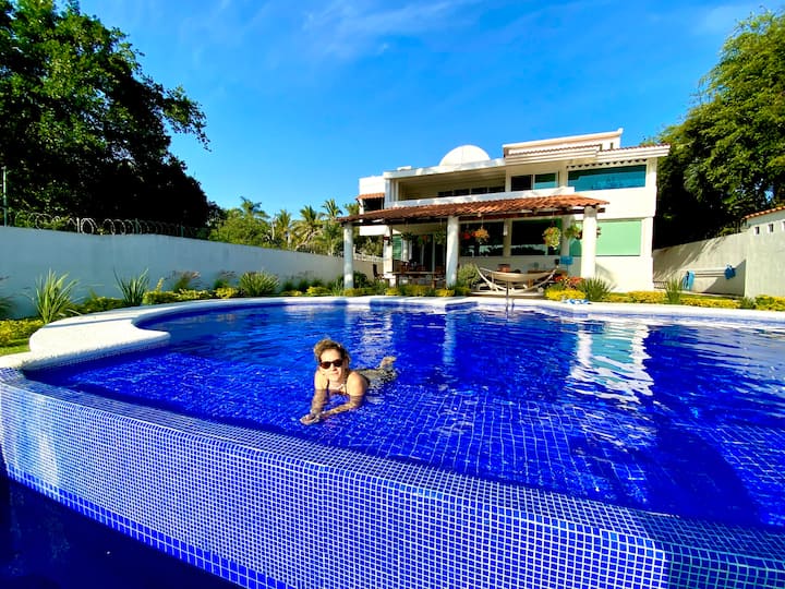 Wow Big House, Large Heated Pool, Nature, Views - Nuevo Vallarta