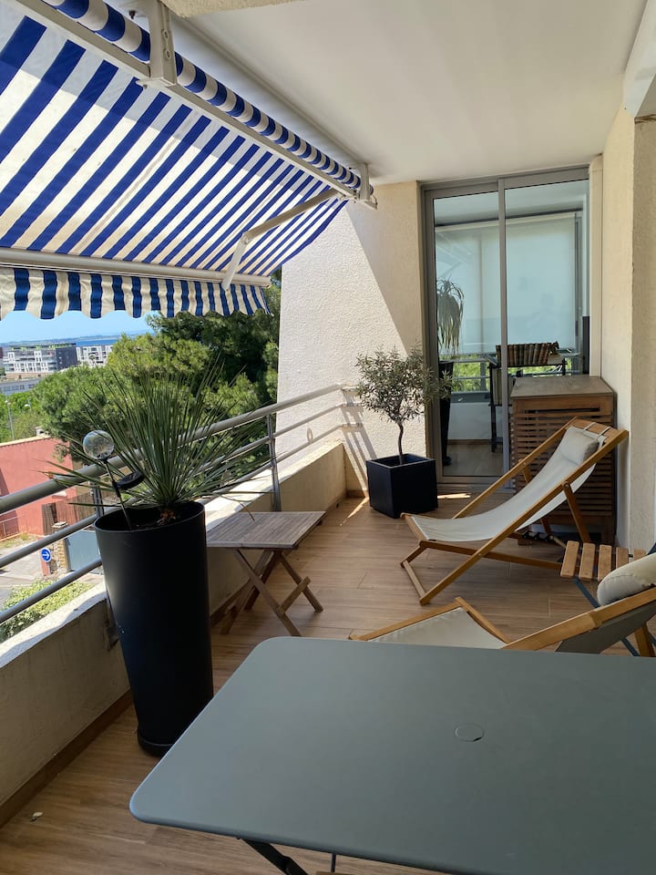 Appartement à 15 Minutes De La Plage à Pieds! - Sète