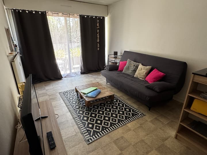 Studio Terrasse, Parking Privé Prox Gare Et Centre - Valence