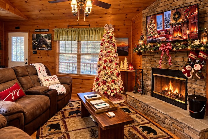 Hot Tub#wood Fireplace#king Bed#firetable #Private - Townsend, TN