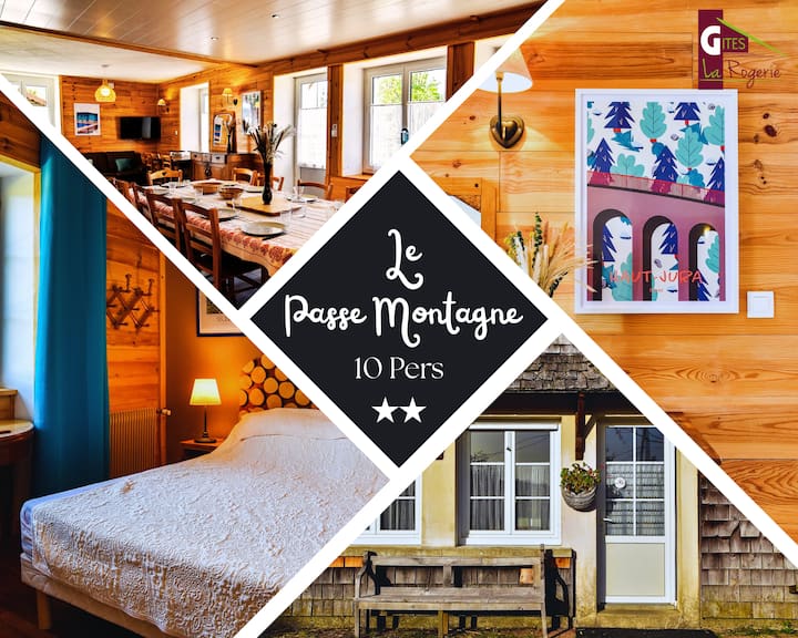 Gîte "Le Passe-montagne" La Rogerie : 10 Personnes - Clairvaux-les-Lacs