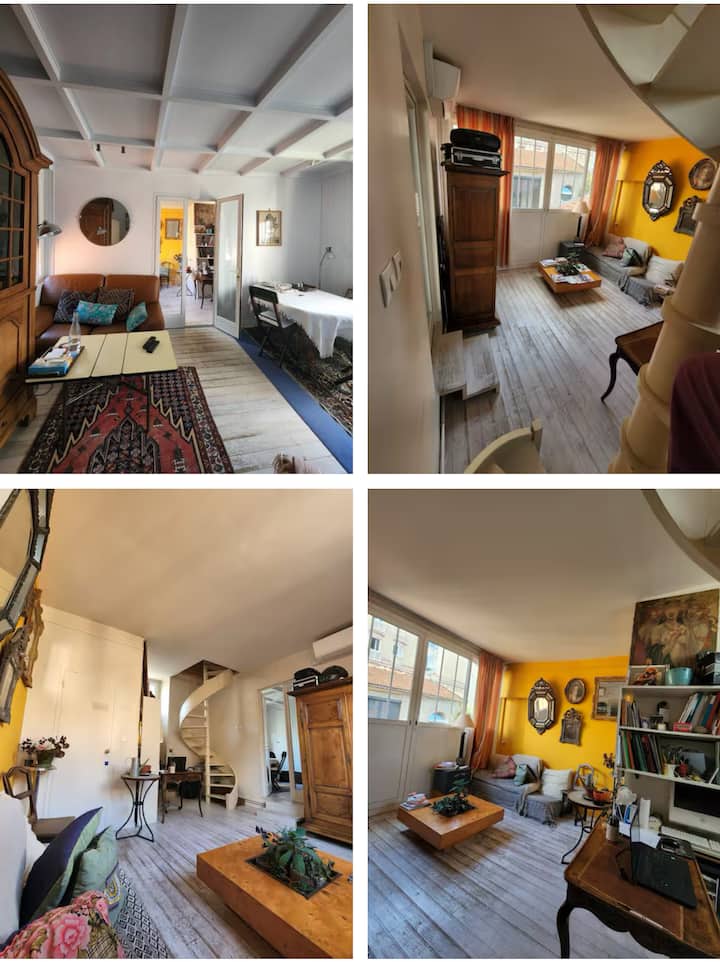 Maison : Cour,
Calme Et Soleil Près De Montmartre - Paris