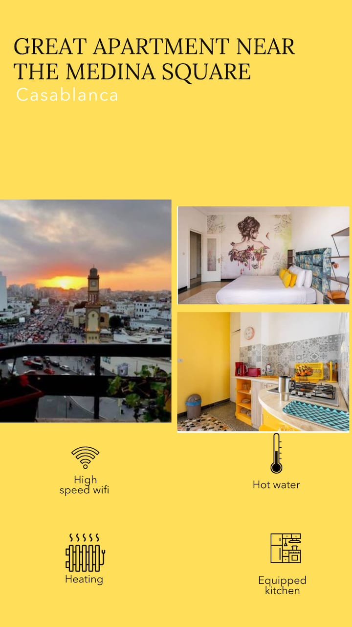 Amazing Art Deco Flat Near The Old Medina - Casablanca