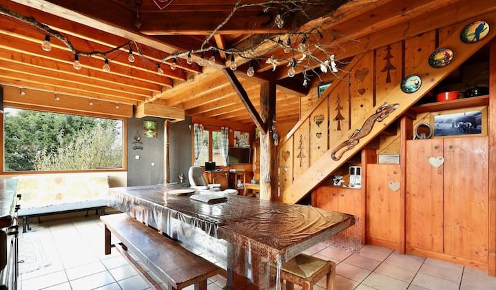 Chalet 14 Couchages, Dans Les Monts Du Lyonnais - Rhône