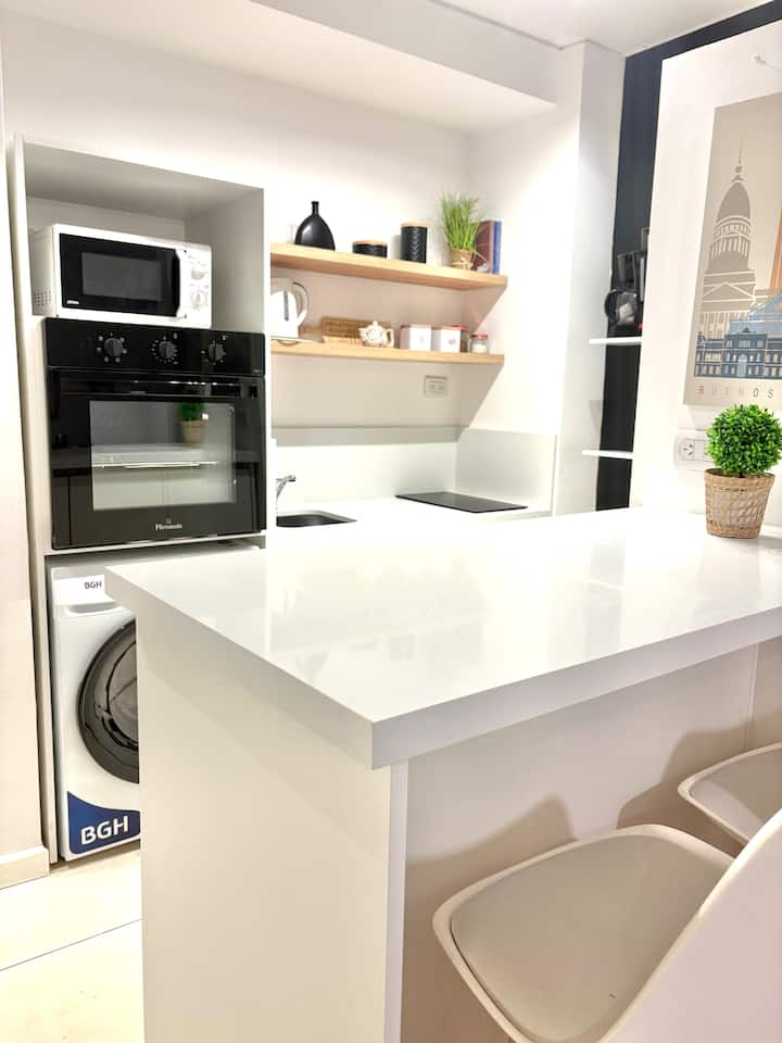 Chic Palermo: 1br, Balcony & Washerstarbucks 50m - Buenos Aires