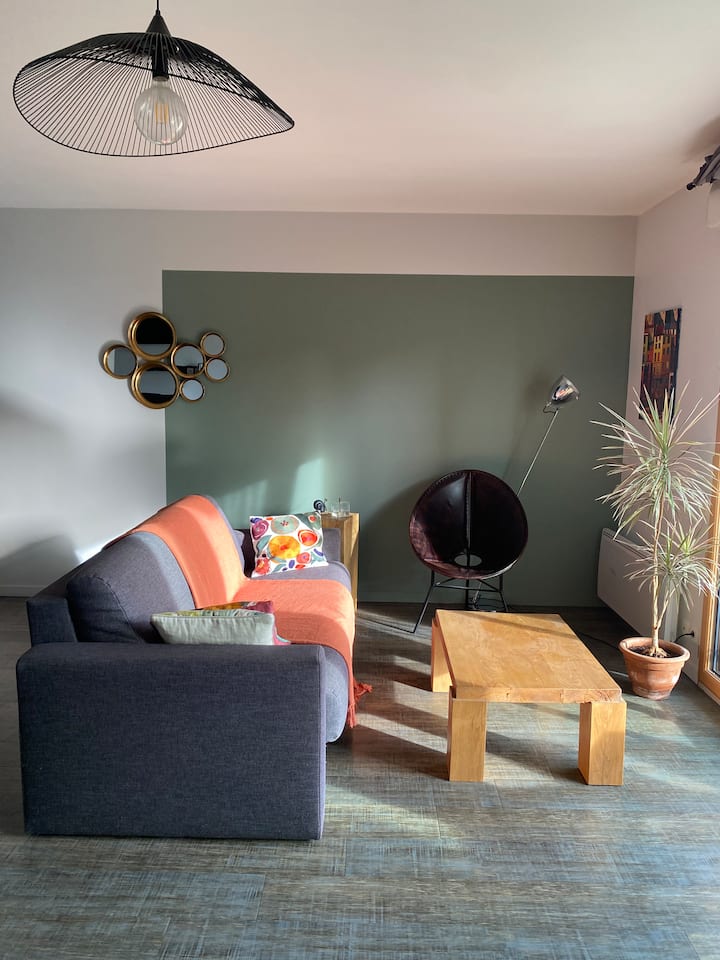 Beau T3 Rez Jardin - Mer Et Commerces A 800m-wifi - Langueux