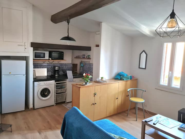 Studio  Lumineux+mezzanine+ Clim Mobile+wifi - La Ciotat