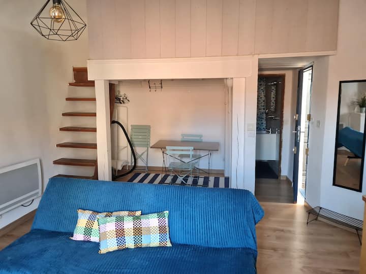Studio Lumineux+mezzanine+ Clim Mobile+wifi - Cassis