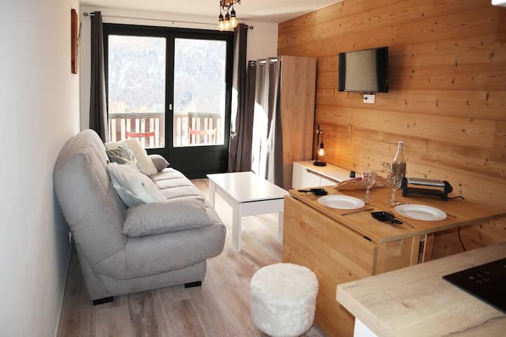 Studio 2 Personnes Coeur De Station Refait A Neuf - Les Orres