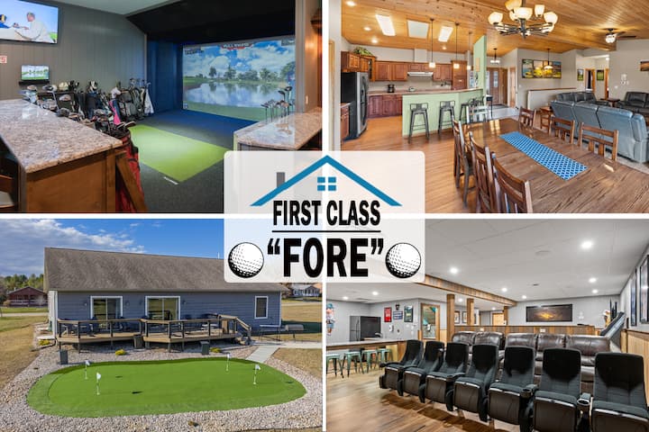First Class Fore-golf Simulator- Putting Green - Wisconsin Dells, WI