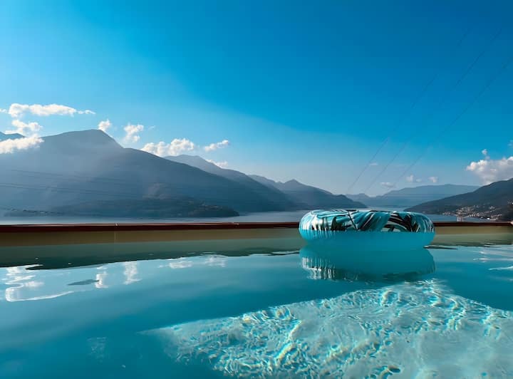 Pretore Rustico Land-ferienhaus Mit Pool - Domaso