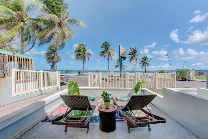 Beachfront Condo W/ Terrace @ La Pared~vida Linda - Luquillo