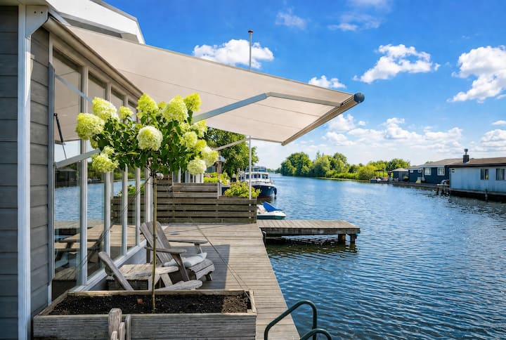 Lakeside Cottage With Boat Near Amsterdam - Maarssen