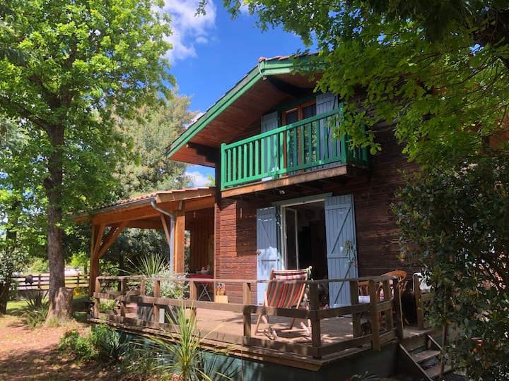 Chalet Cosy Entre Le Cap Ferret Et Archachon - Lanton