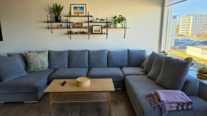 Comfy Family Apartment With Amazing View In Center - Reykjavík
