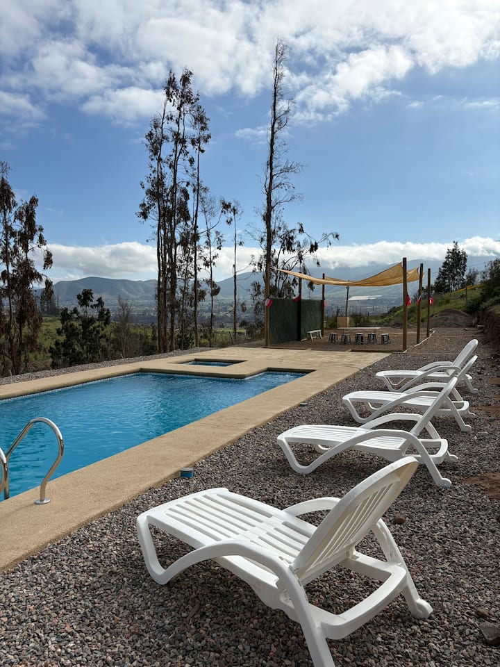 Cabaña Valle De Elqui En Parcela Y Piscina Privada - Elqui