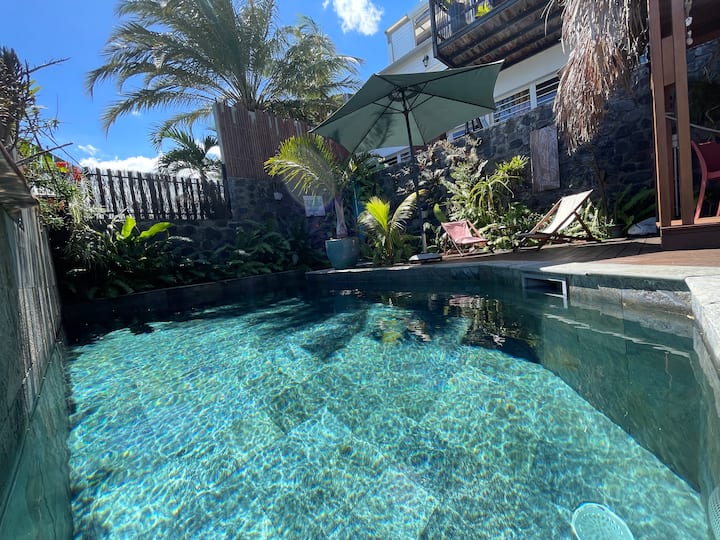 Cosy Appart La Baleine Avec Vue Mer, Lagon à 200m - Saint-Leu