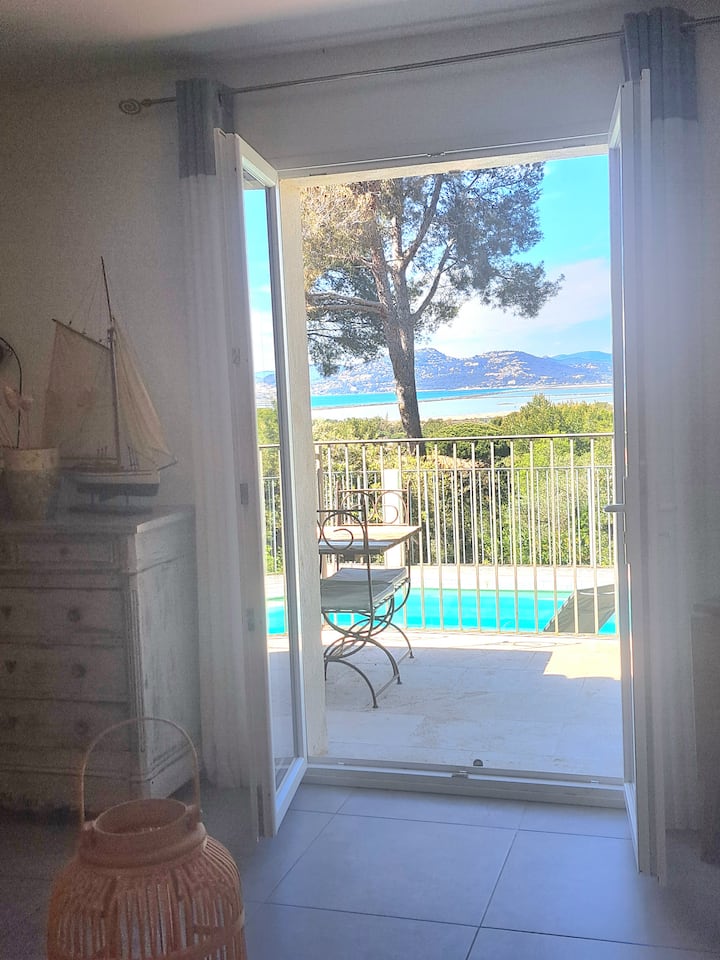 Villa K 4 Chambres Superbe Vue Mer Piscine Giens - Hyères