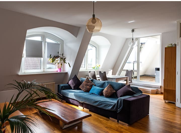 Bright Penthouse With A Big Terrace - Berlin