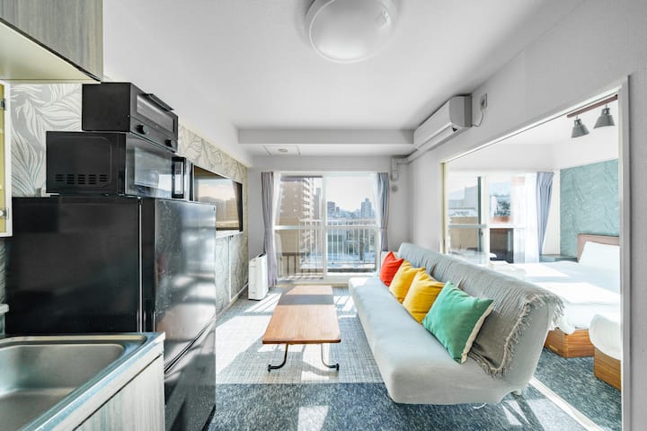 53㎡ 3ldkの広々空間！最大8名までご宿泊可能！2025年4月浴室リニューアル！(88-601) - Sapporo