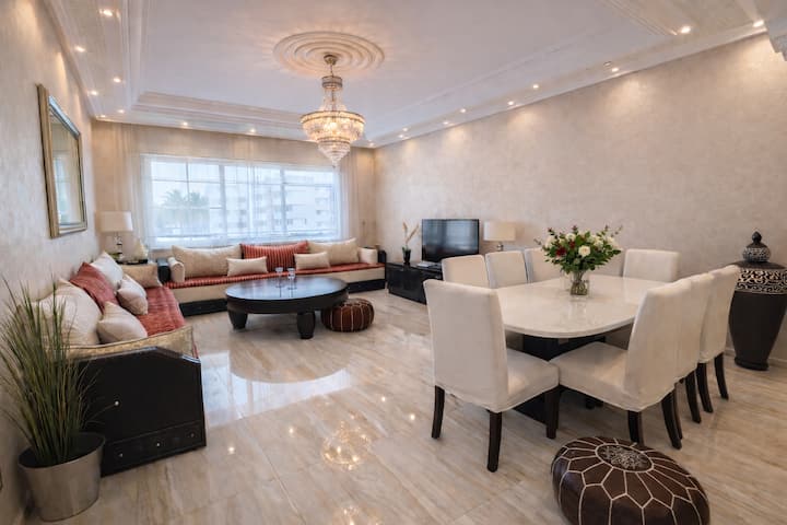 Grand Appart Lumineux 126m²
3 Ch. Centre Iberia. - Tangier