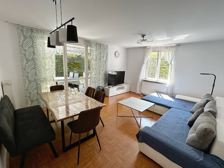 Garten Wohnung, Muc Flughafen 10km, "Yansh Apart" - Freising