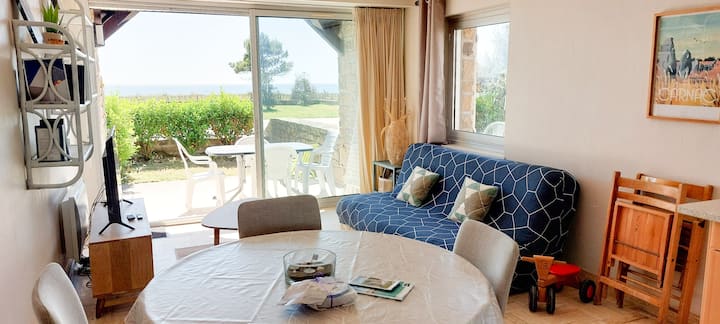 Appartement Vue Mer Et Terrasse Face Grande Plage - Carnac