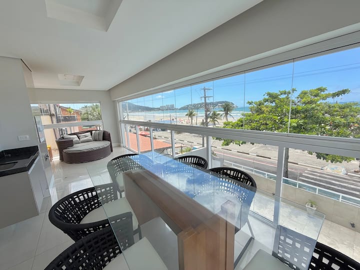 Apartamento Espetacular Pé Na Areia Praia Enseada - Guarujá