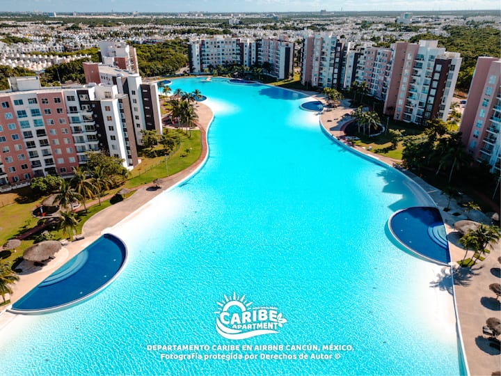 Caribe Apartment With Super Lagoon And 7 Pools - Cancún