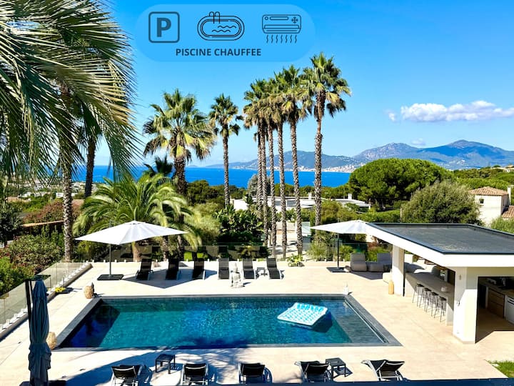 Villa 4 Chambres Avec Piscine + Très Belle Vue Mer - Ajaccio