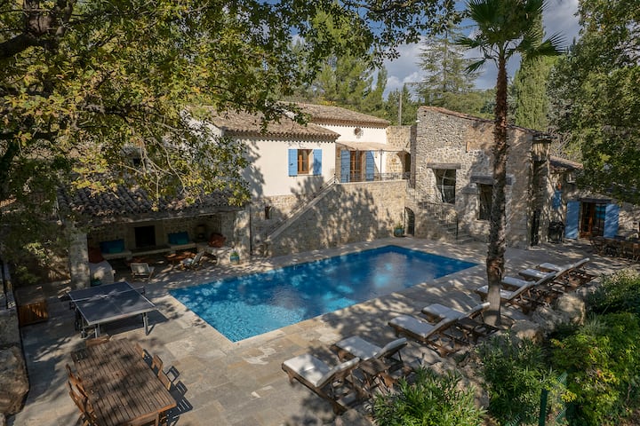 Ancient Spacious Stone Olive Mill On Village Edge - Draguignan