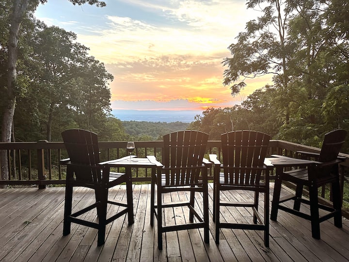 Luxury A-frame Cabin | Hot Tub| Breathtaking Views - Sky Meadows State Park, Delaplane
