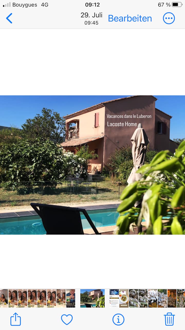 Beautiful Morning Sun And A View Of The Luberon - Roussillon