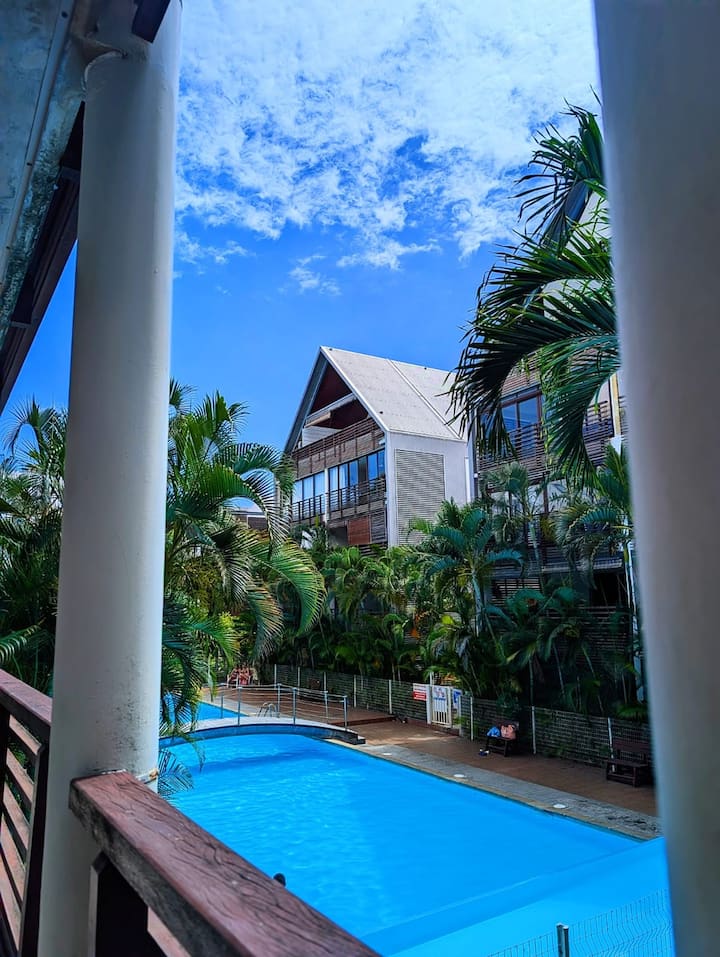 Studio K'dock St Pierre Centre-ville Meublé 3* - Saint-Pierre