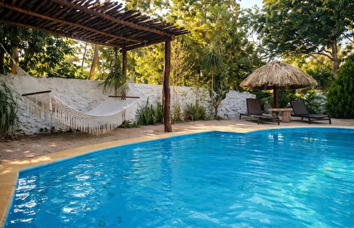 Casa Tuli Con Alberca,hermoso Jardin Y Bicicletas. - Yucatán
