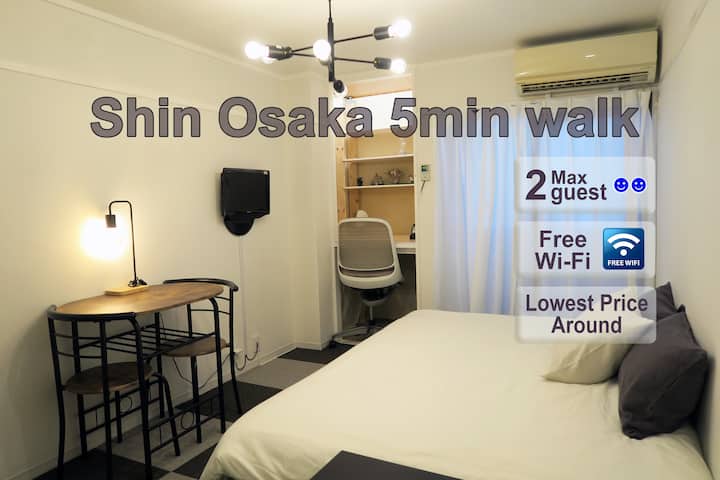 35★cheapest★5min Walk Shin-osaka Sta.★max 4 Guests - 吹田市