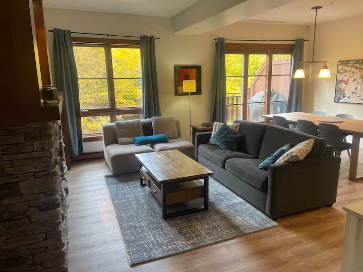 50 Yards From Chair.  Newly Decorated.  Hot Tub - Mont-Tremblant